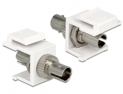 Delock Keystone Module ST Simplex female > ST Simplex female | Triosoft Oy