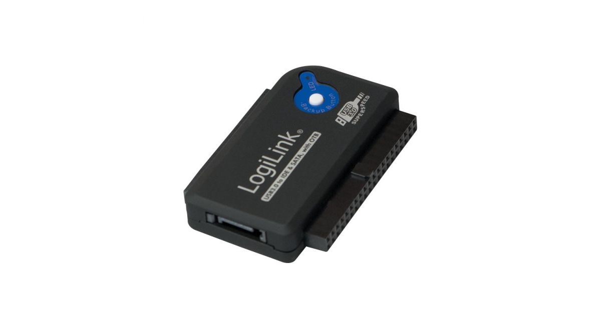 LogiLink USB 3.0 IDE/SATA 3,5"/2,5" HDD SSD kiintolevyadapteri ...