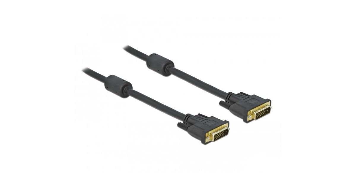 Delock DVI-D Dual-Link 3m kaapeli | Triosoft Oy