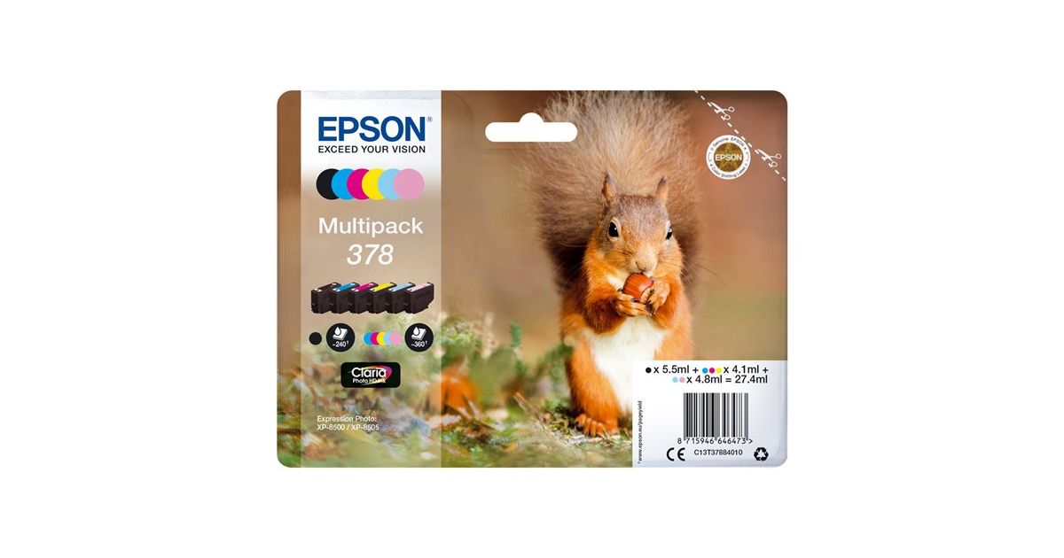 Epson 378 multipack 6-väriä | Triosoft Oy